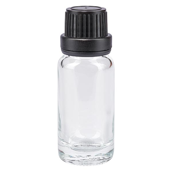 Flacone da farmacia 10 ml trasparente con tappo a vite ermetico ...